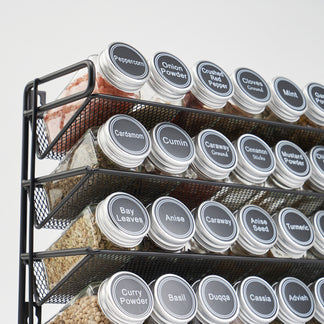 SpaceAid® Cabinet Spice Rack Organizer Space Saving Wire Metal Spice O