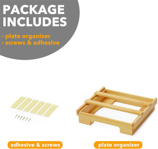 SpaceAid 12-inch Under Cabinet Paper Plate Holder